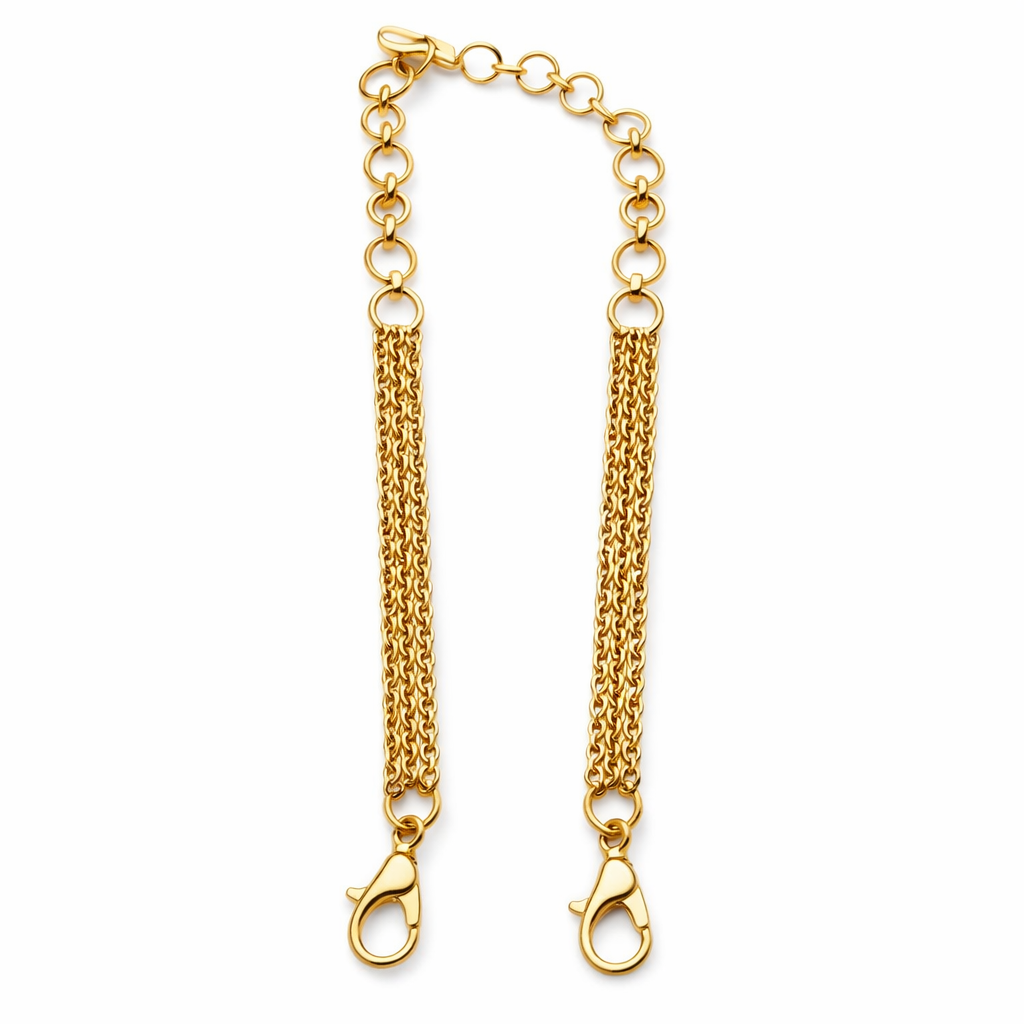 Gold lookalike back chains – Kichu collection